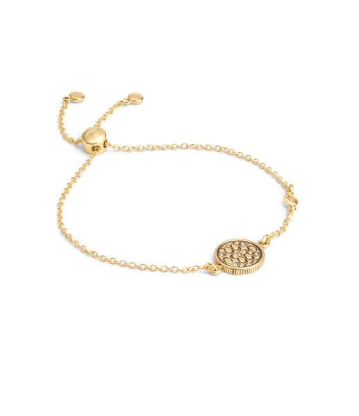 Signature Quilted Coin Slider Bracelet